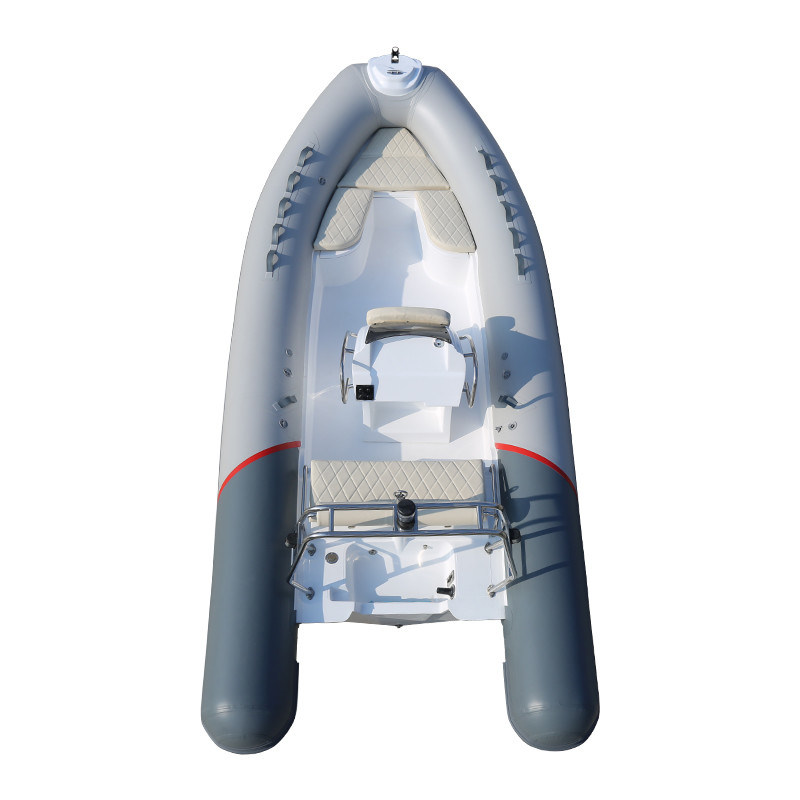 2022 new type 5.2m rib boat with steering system with sundeck center ...