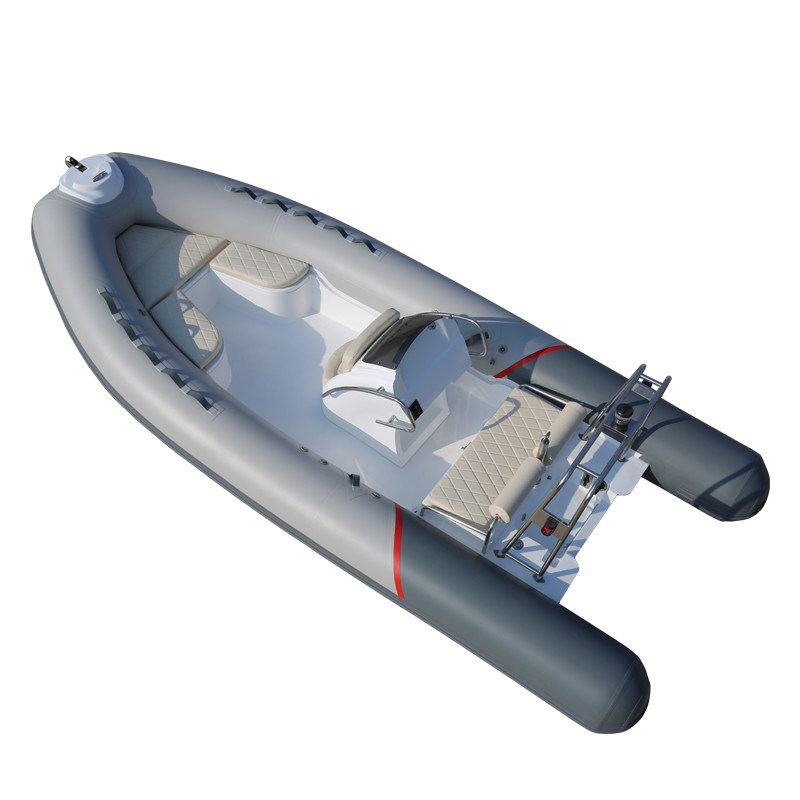 2022 17ft new type rib boat with stainless steel light arch with center ...