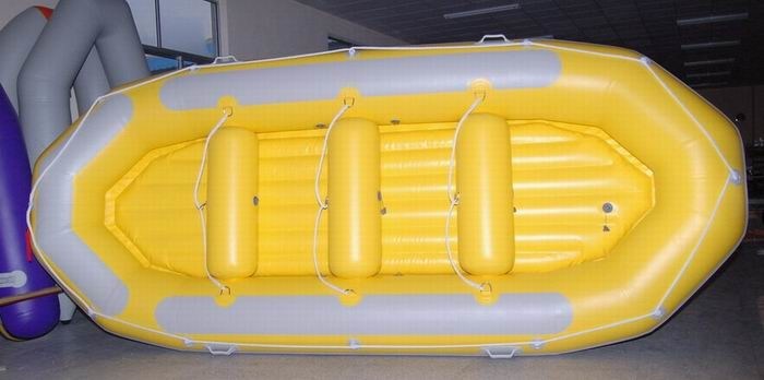 470 Cm 12 Person Inflatable Raft , Heavy Duty PVC Inflatable Drift Boat ...