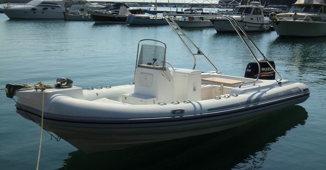 15 Persons Inflatable Rib Boat Abrasion Resistance 25 Ft Orca Hypalon ...