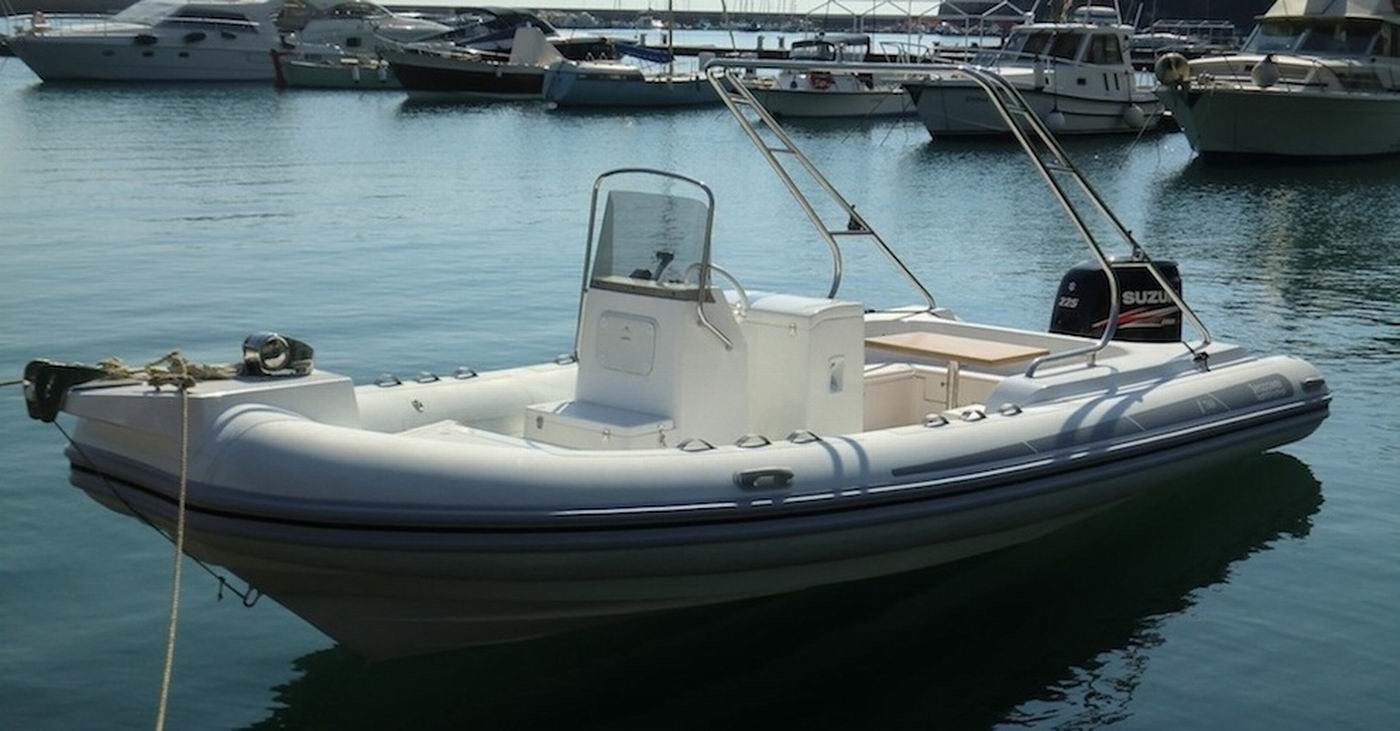 15 Persons Inflatable Rib Boat Abrasion Resistance 25 Ft Orca Hypalon ...