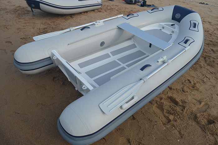 Double layer flat bottom aluminum hull Heytex PVC tube 300cm length