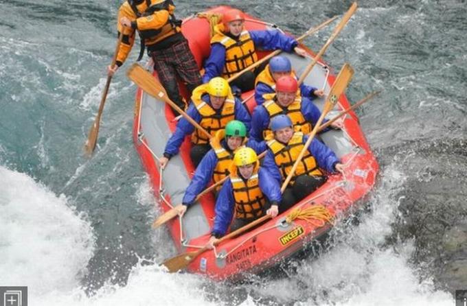 4 M Inflatable River Raft Double Layer Bottom 8 Person Inflatable Raft ...