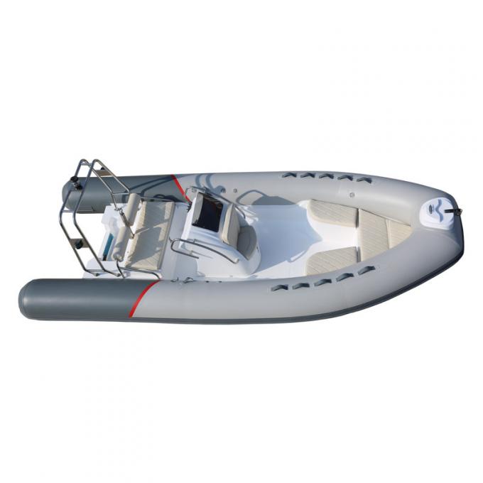 2022 17ft new type rib boat with stainless steel light arch with center ...